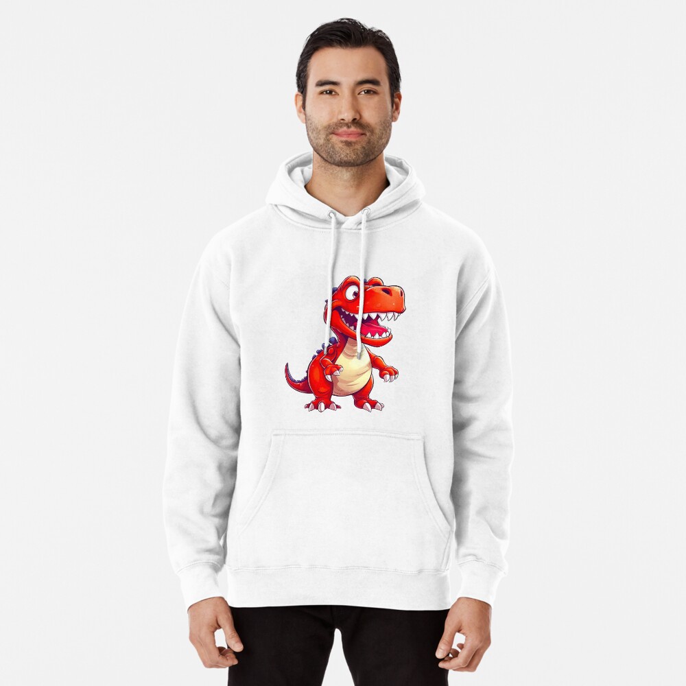 "Cute Red Dinosaur Tyrannosaurus T Rex" Sticker for Sale by vitbich ...