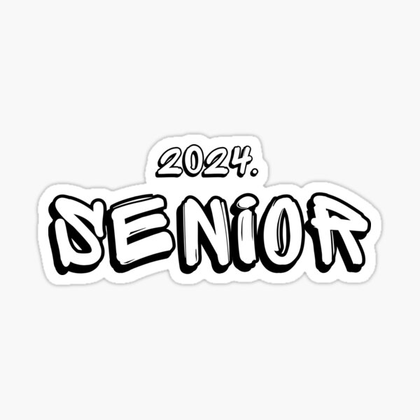"Class Of 2024 Senior" Sticker for Sale by DesignFusion2 | Redbubble