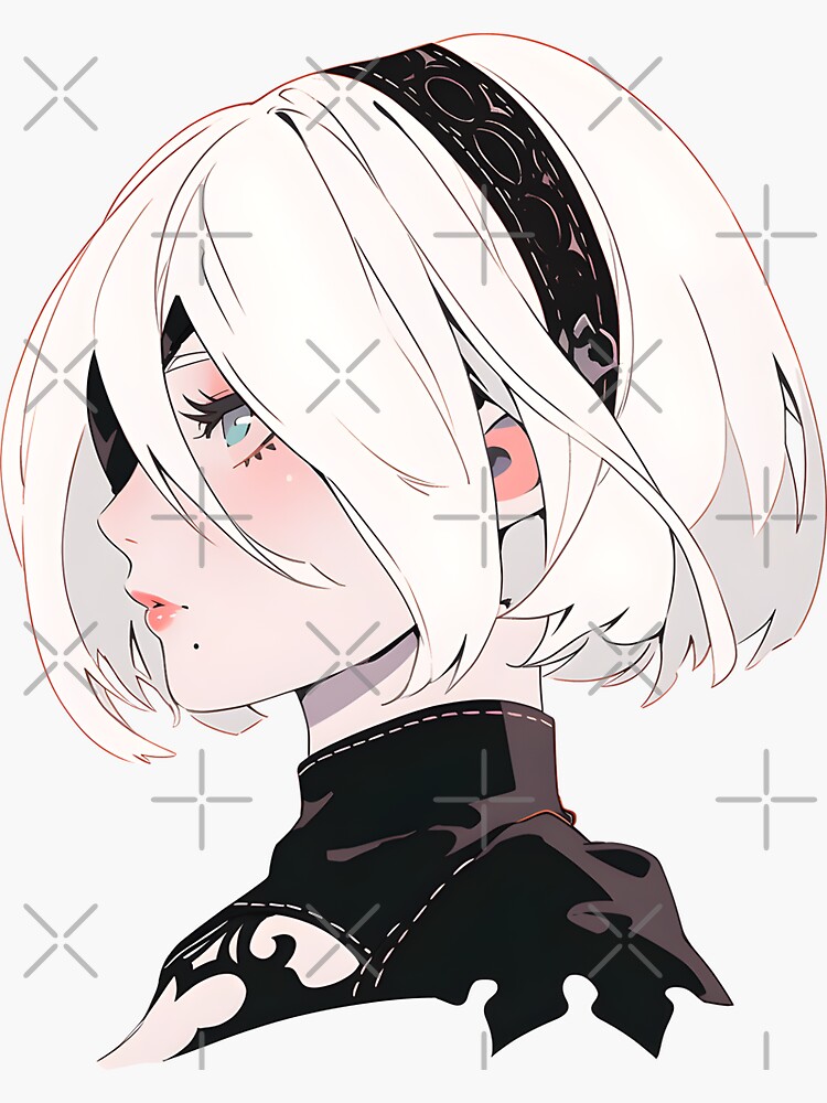 "2B NieR Automata - Video Game" Sticker for Sale by EveryAny | Redbubble