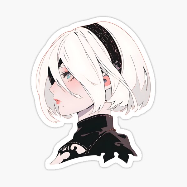 "2B NieR Automata - Video Game" Sticker for Sale by EveryAny | Redbubble