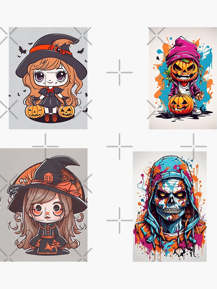 "Scary Sticker pack Halloween # 4" Sticker for Sale by Justmyideas ...