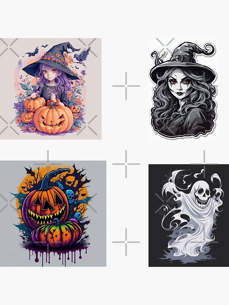 "Scary Sticker pack Halloween # 8" Sticker for Sale by Justmyideas ...
