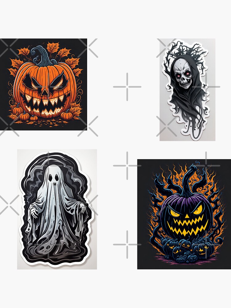 "Scary Sticker pack Halloween # 10" Sticker for Sale by Justmyideas ...