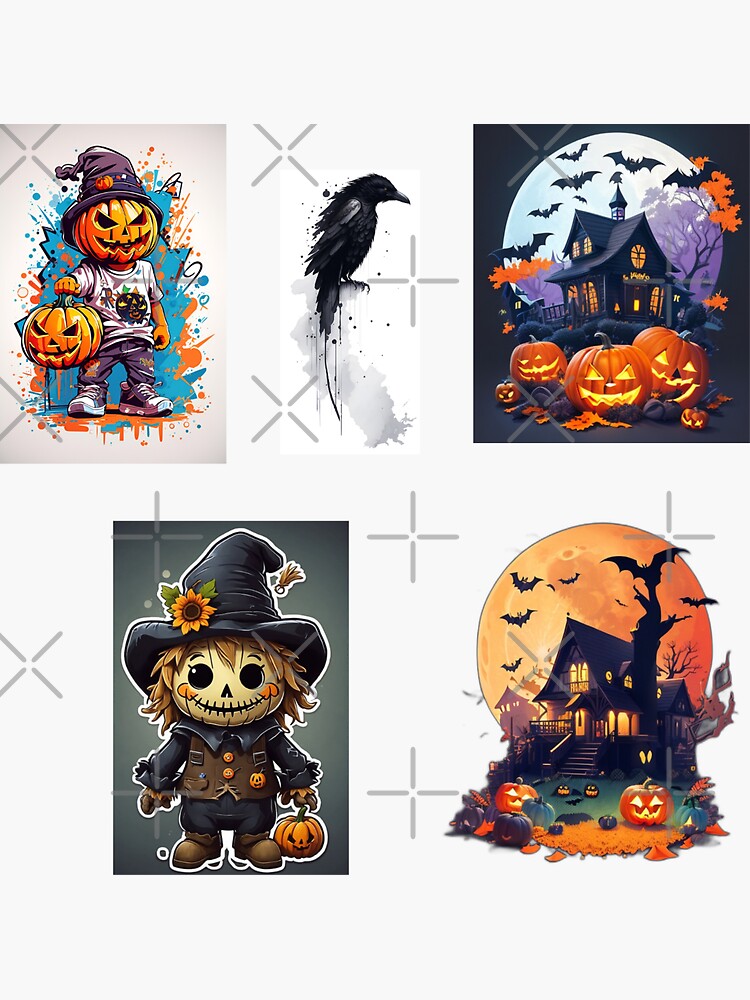 "Scary Sticker pack Halloween # 11" Sticker for Sale by Justmyideas ...