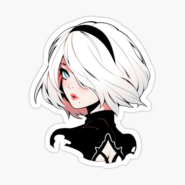 "2B NieR Automata - Fan Art" Sticker for Sale by EveryAny | Redbubble