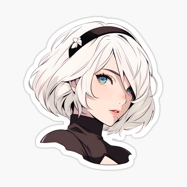 "2B NieR Automata - Manga" Sticker for Sale by EveryAny | Redbubble