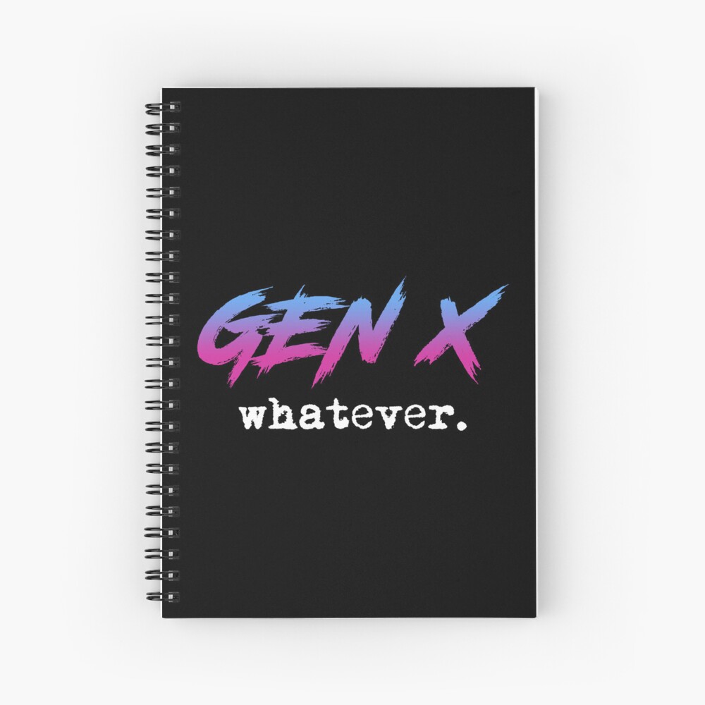 "Gen X - whatever." Sticker for Sale by CroyleC | Redbubble