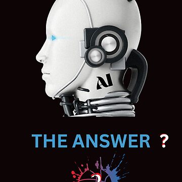 "AI THE ANSWER ?" Sticker for Sale by VSTSHIRTS | Redbubble