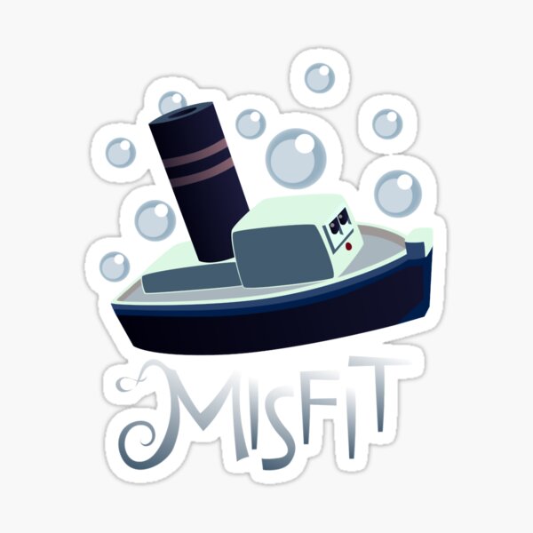 "Misfits - A Boat not Afloat" Sticker for Sale by AngeloMoy | Redbubble