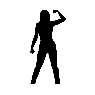 "Like I'm the Man Taylor Swift Silhouette" Sticker for Sale by ...