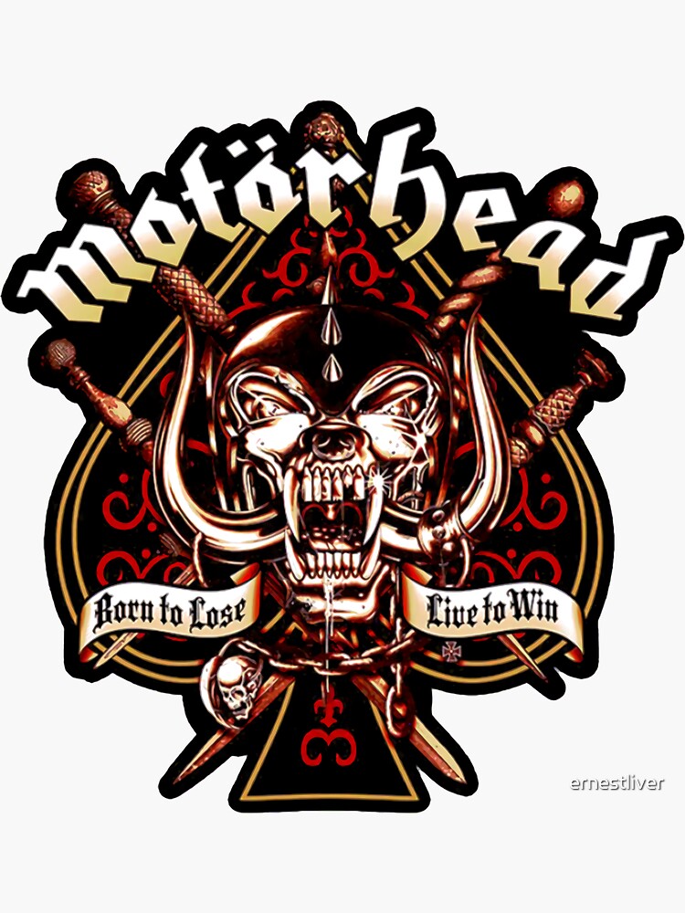 "MM motorhead" Sticker for Sale by ernestliver | Redbubble