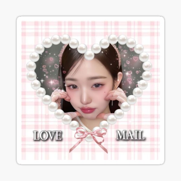 "JANG WONYOUNG - MAILING " Sticker for Sale by diorpearls | Redbubble