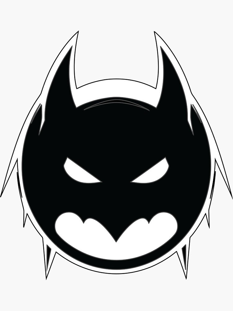 "Bat Symbol!" Sticker for Sale by Vibrant-Voyage | Redbubble