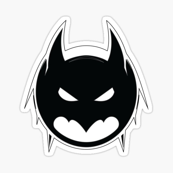 "Bat Symbol!" Sticker for Sale by Vibrant-Voyage | Redbubble