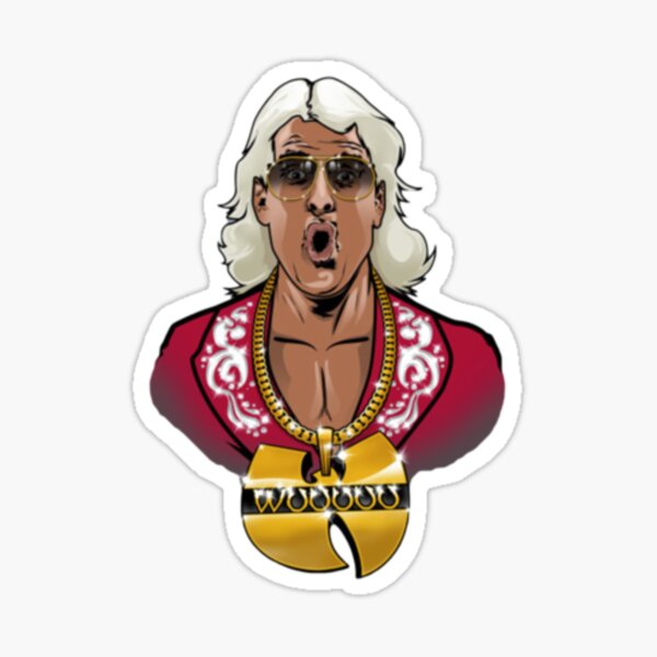 "ric flair wu tang funny ric flair wu tang " Sticker for Sale by ...