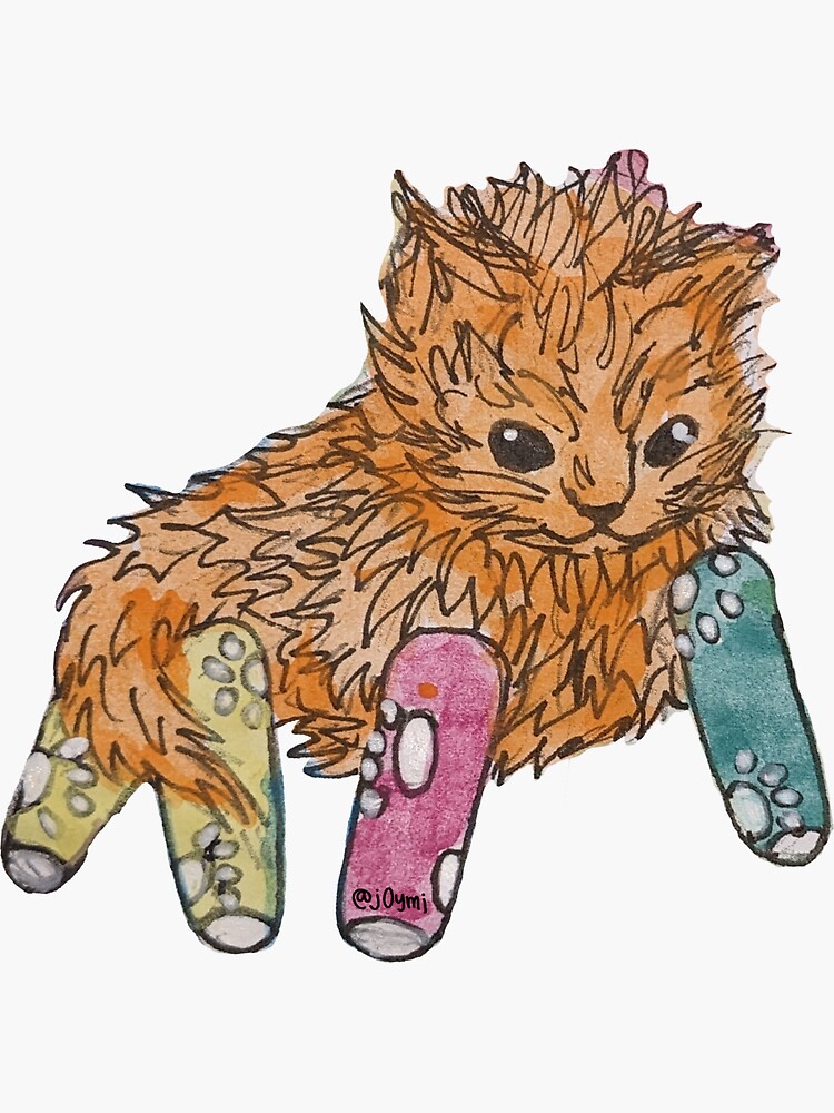 Tater Tot's Journey Over The Rainbow Bridge Sticker sold by Jolene ...