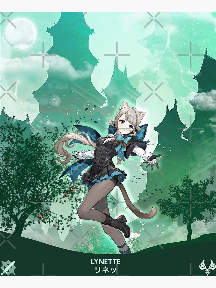 "Lynette | Japanese Style Genshin Impact" Poster for Sale by B-love ...