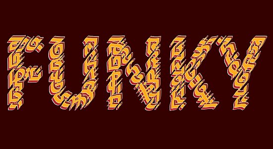 "Funky Funk Music" Posters by Karotene | Redbubble