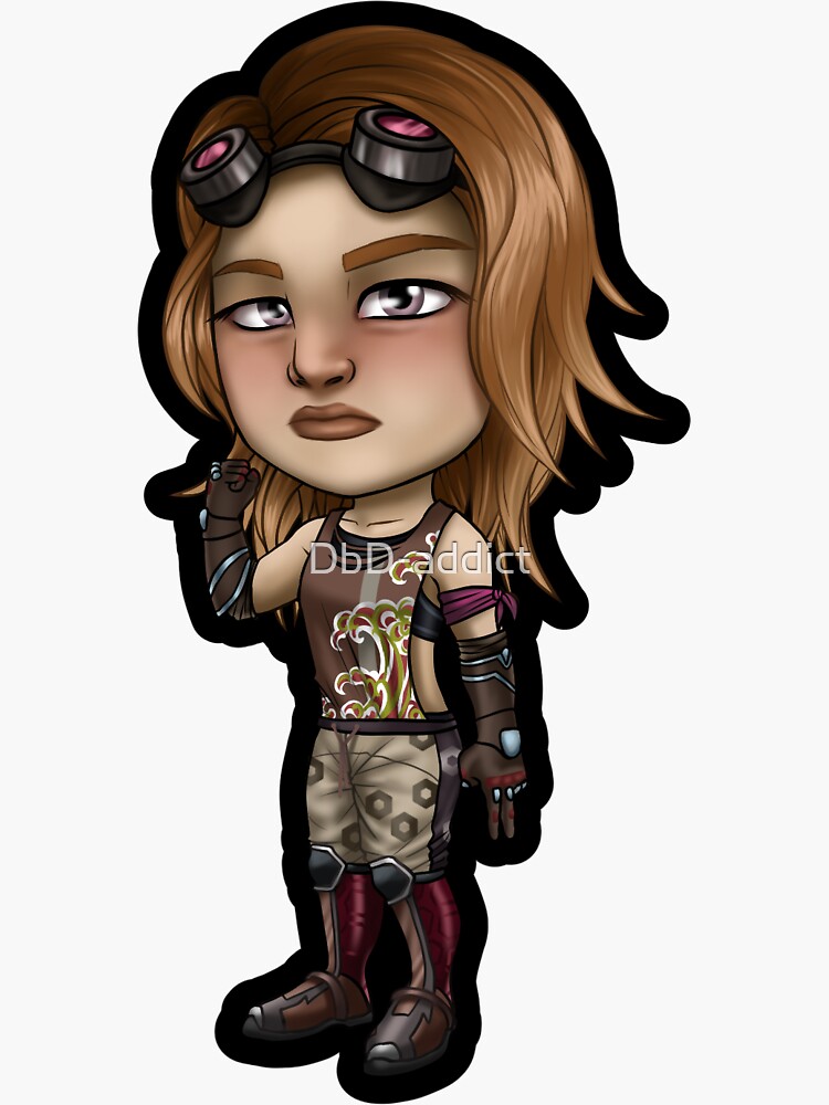 "Yui Kimura Chibi" Sticker by DbD-addict | Redbubble