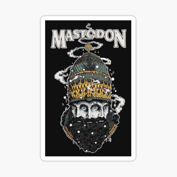 "New Mastodon" Sticker for Sale by isantenc5 | Redbubble