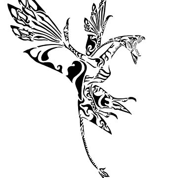 "Banshee Full body tribal art - simple" Sticker for Sale by ...