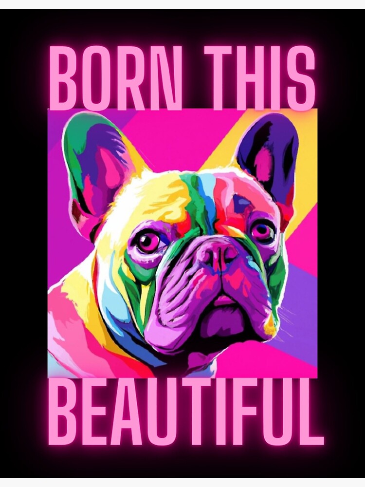 "Purple Frenchie pop art" Sticker for Sale by Ben-Lee84 | Redbubble