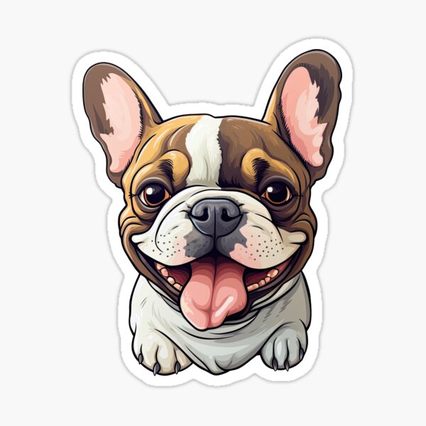 "Cute Puppy Bulldog" Sticker for Sale by CraftyPets | Redbubble
