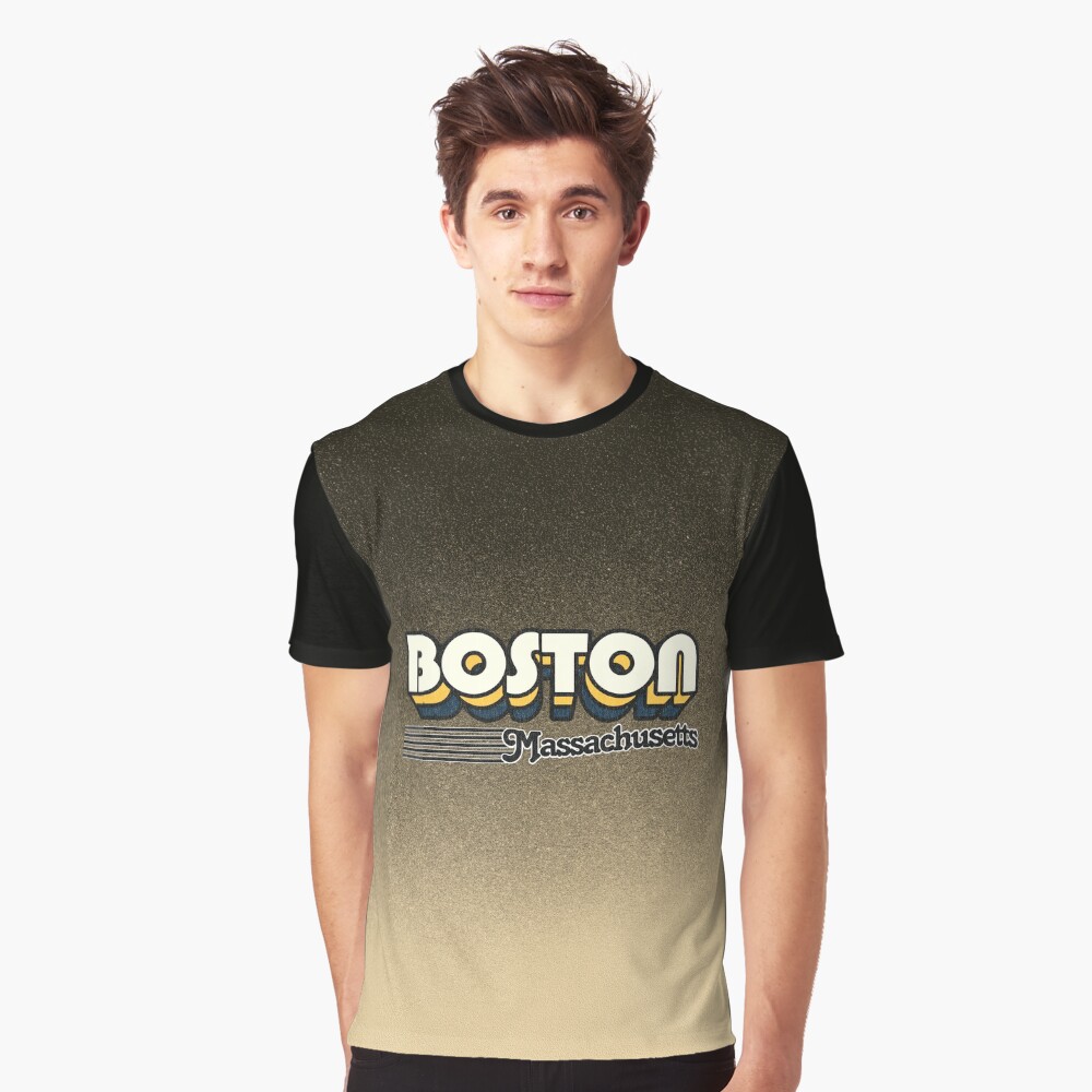 "Boston, Massachusetts | Retro Stripes" Sticker for Sale by retroready ...