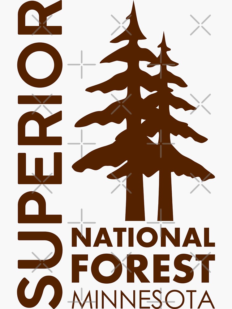 "Superior National Forest Minnesota Pines" Sticker for Sale by bivenart ...