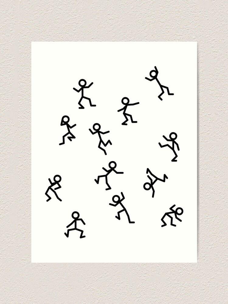 Break Dancing Stick Figure
