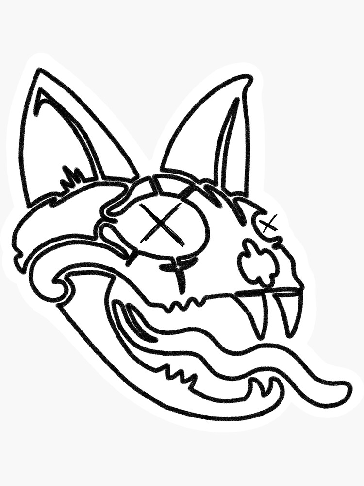 "Lovejoy Logo Anvil Cat" Sticker for Sale by Samster826 | Redbubble