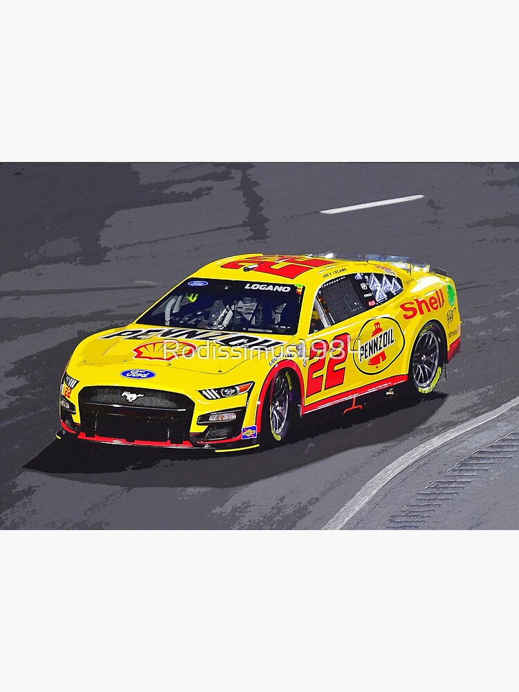 "Joey Logano racing his 2023 Nascar Racecar" Poster for Sale by ...