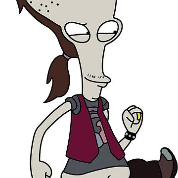 "Ricky Spanish (Roger the Alien Persona)" Sticker for Sale by ...