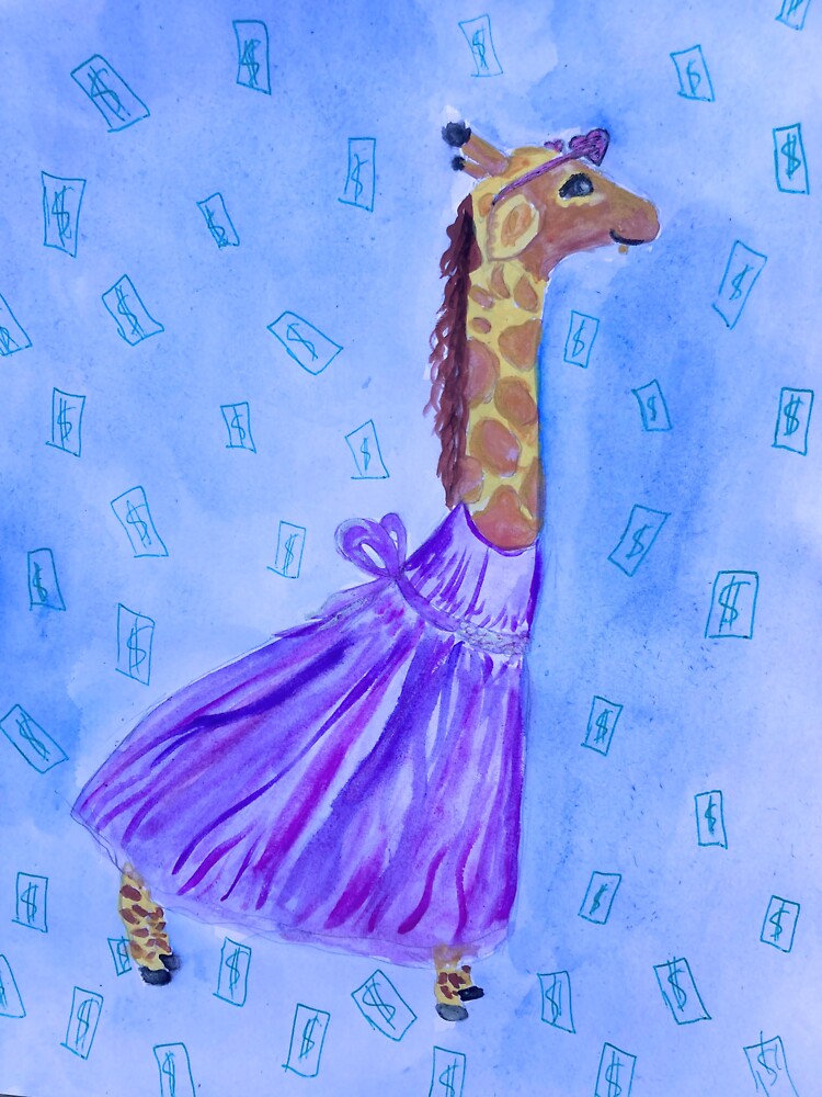 "Fancy Giraffe" Sticker for Sale by mikadofay | Redbubble