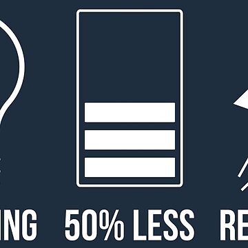 "Be Less Reactive" Sticker for Sale by blank-ron-arts | Redbubble