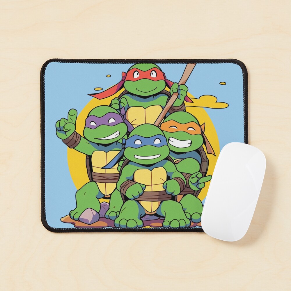 "Vintage TMNT Design: Michelangelo, Leonardo, Donatello, Raphael ...