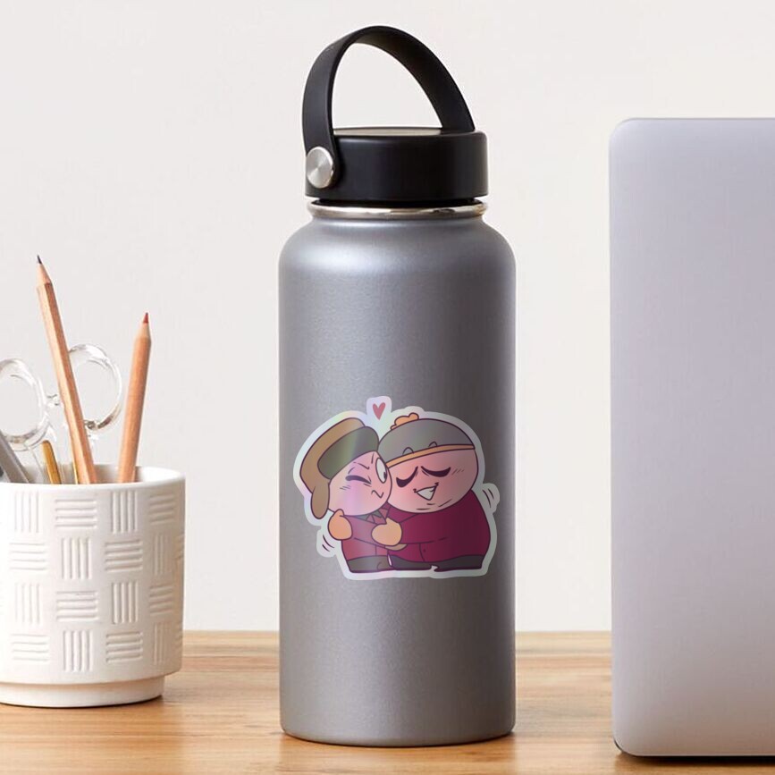"Cartman and Kyle hug " Sticker for Sale by KushDoll | Redbubble