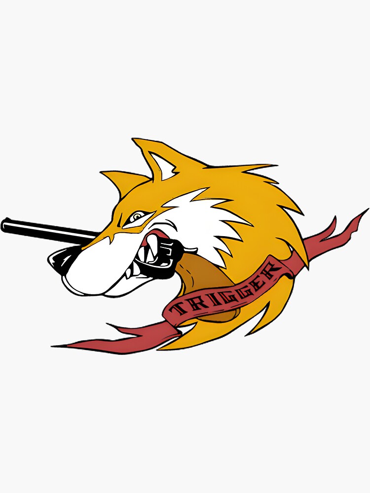 "Trigger's Logo (AC7)" Sticker for Sale by Narbowlius-Cove | Redbubble