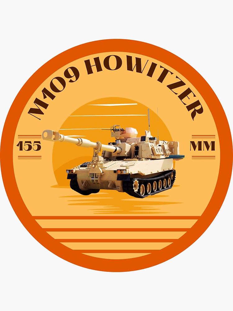 "M109 Paladin Howitzer Sticker!" Sticker for Sale by Saint-Barbara ...
