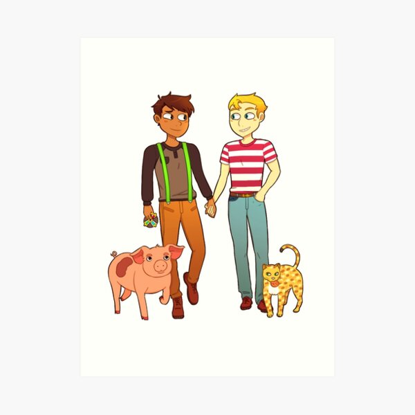 "MCSM Reuben Jesse Lukas Dewey" Art Print by nukeypookie | Redbubble