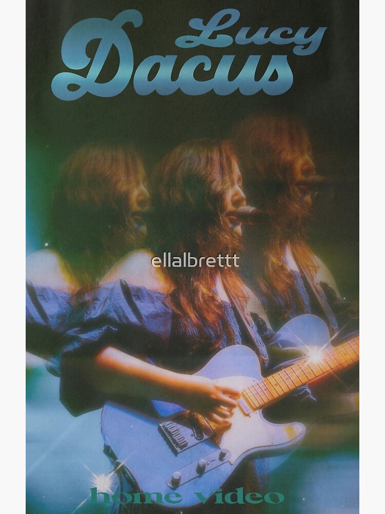 "Lucy Dacus Home Video" Poster for Sale by ellalbrettt | Redbubble