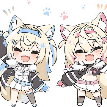 "FuwaMoco - HoloAdvent" Sticker for Sale by BigKusa | Redbubble