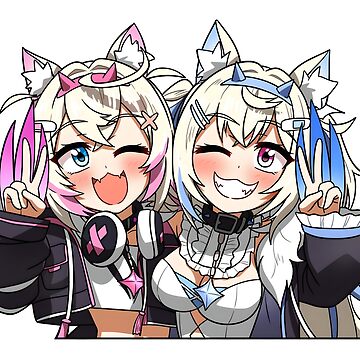 "FuwaMoco V - HoloAdvent" Sticker for Sale by BigKusa | Redbubble