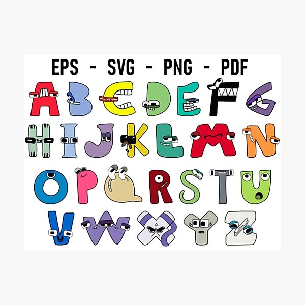 "Alphabet Lore Series" Photographic Print for Sale by Ezz-Design ...