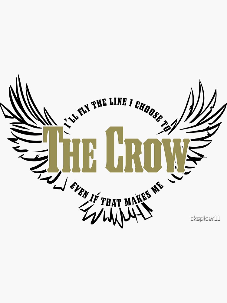 "The Crow" Sticker for Sale by ckspicer11 | Redbubble