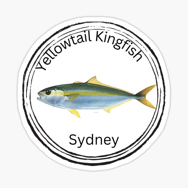 "Fishing For Kingfish Sydney NSW" Sticker for Sale by Reelyfishing ...