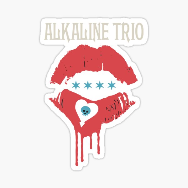 "Alkaline Trio" Sticker for Sale by ilorotullaves | Redbubble