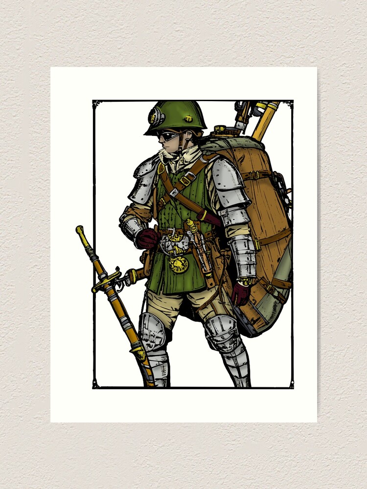 Steampunk Soldier Art