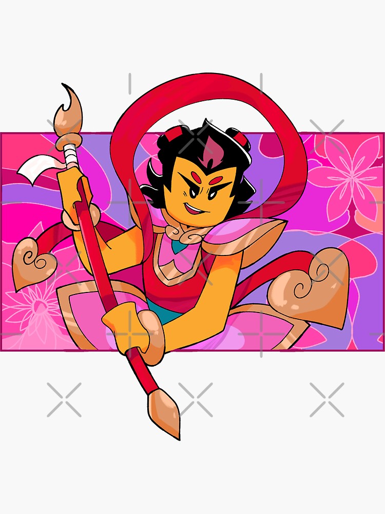 "Nezha" Sticker for Sale by Giraffenecc | Redbubble