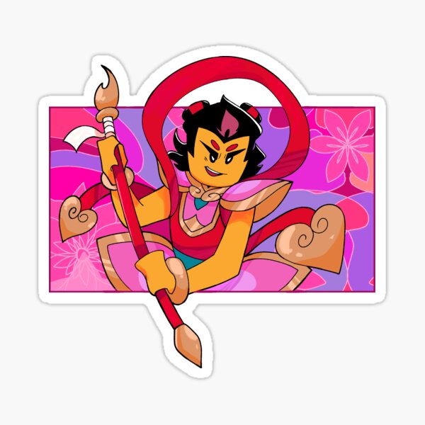 "Nezha" Sticker for Sale by Giraffenecc | Redbubble